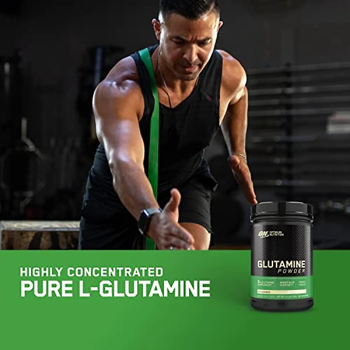 Optimum Nutrition L-Glutamine Muscle Recovery Powder, 1000 Gram