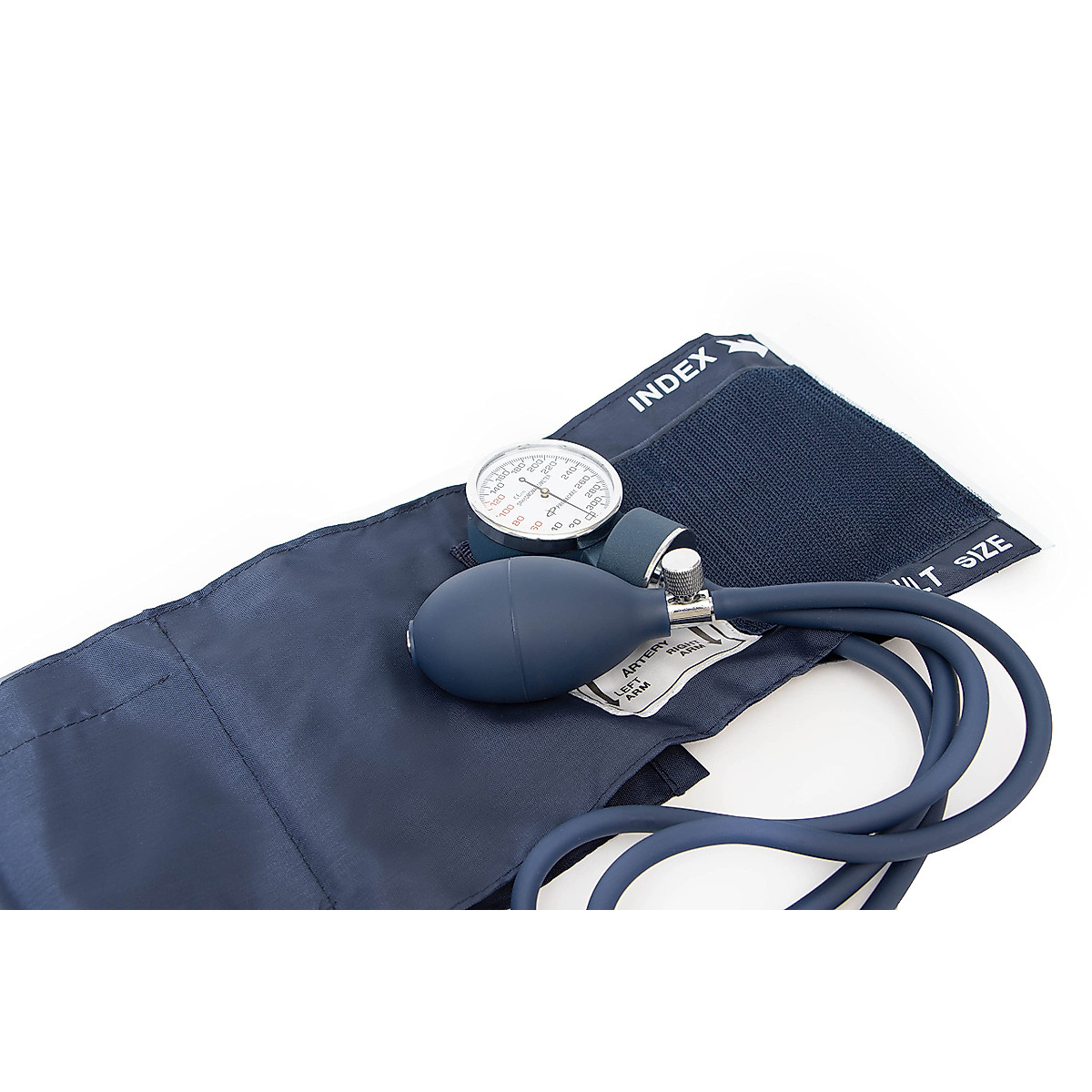 Primacare DS-9181-BL Professional Aneroid Sphygmomanometer and Sprague Rappaport Stethoscope, Manual Blood Pressure Kit with Cuff and Carrying Case, Blue