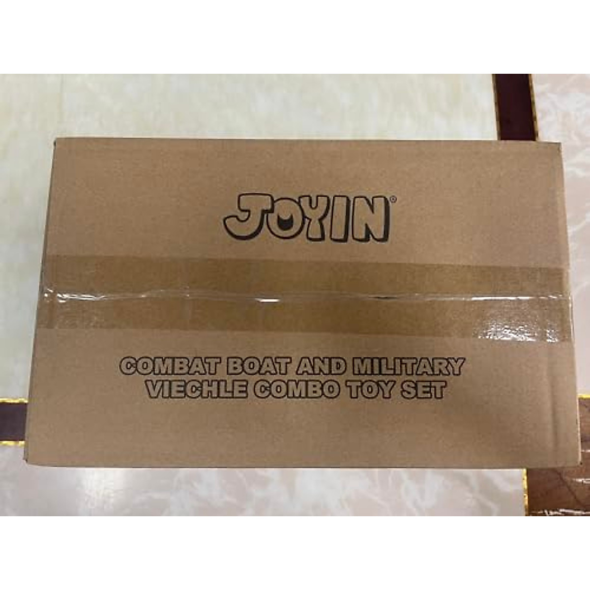 JOYIN 9 Pcs Combat Boat and Military Vehicle Toys Set with Realistic Military Combat Boat, Mini Helicopter, Motorcycle, Army Men Toy Soldiers Action Figures and Other Equipment Accessories