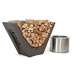 Step2 Longhorn Firewood Rack – Firewood Nest – Log Holder for Outdoor or Indoor Use – Ideal and Elegant Wood Storage Solution for Fire Pits, Fireplaces, Wood Burning Stoves, and More – Easy Assembly