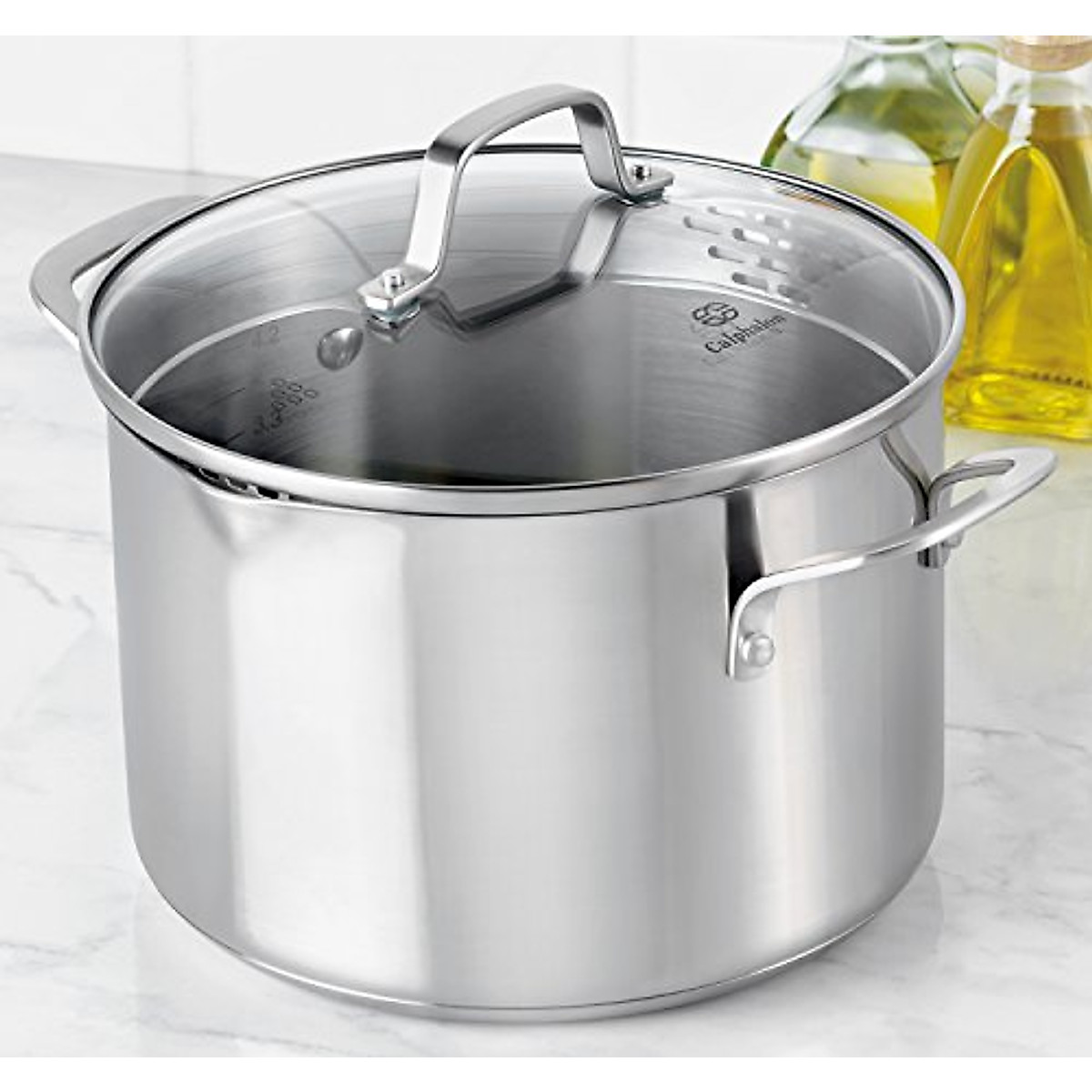 Calphalon Classic Stainless Steel Cookware, Stock Pot, 6-quart