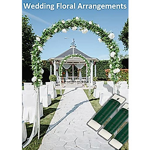 Zeanla Green Floral Wire,Christmas Wire Wreath Wire 3 Pack 118 Yards 22 Gauge Flexible Paddle Wire Florist Wire Green Wire for Crafts,Christmas Wreaths Tree,Garland and Floral Flower Arrangements