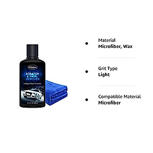 GLISTON Scratch Remover, Car Scratch Remover, Magic Scratch Remover for Cars, Car Polish Buffer Kit, Easily Repair Paint Scratches, Swirl, Marks, Scuff, Blemish, Water Spots, Hairline Polish, 10.2oz