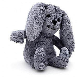 Thermal-Aid Zoo - Mini Microwavable Stuffed Animal - Plush Toy and Hot Cold Pack - Baxter The Bunny - 3.15 x 2.6 x 9.3 in