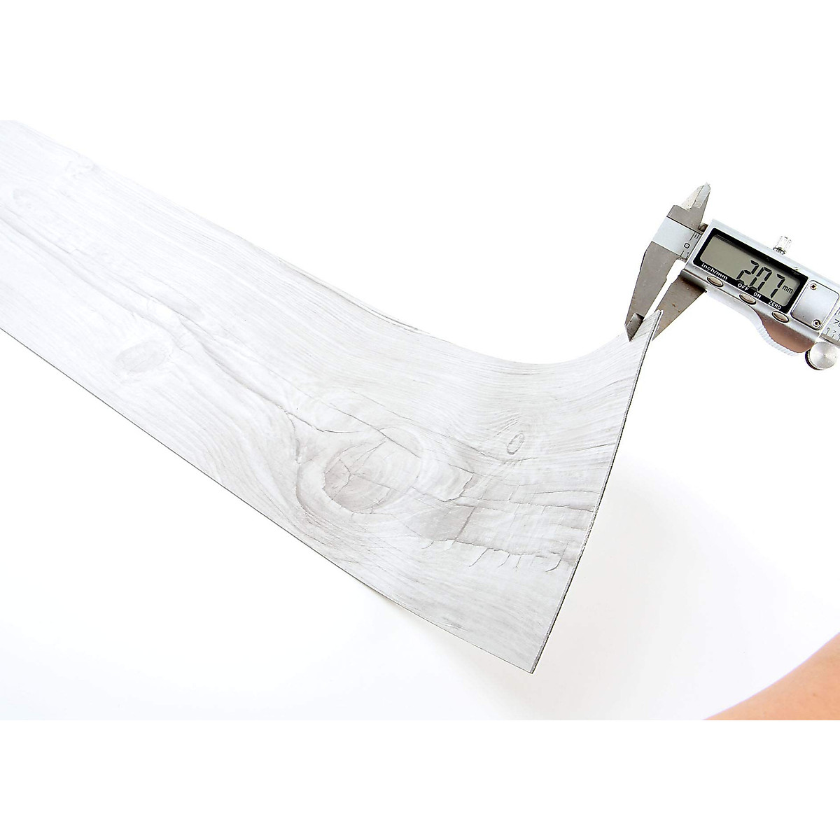 ROSEROSA Peel and Stick Engineered PVC Plank Wood Pattern Self Adhesive Durable Vinyl Flooring (ECK-909 : 5 Planks)