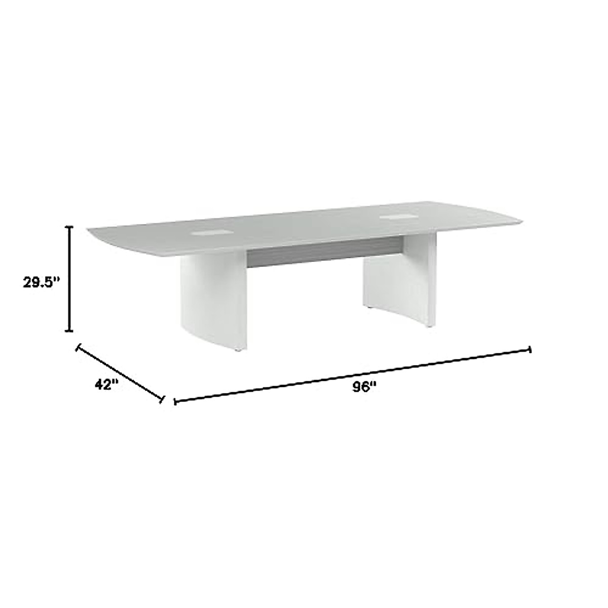 Safco Medina Table, 8', Textured Sea Salt