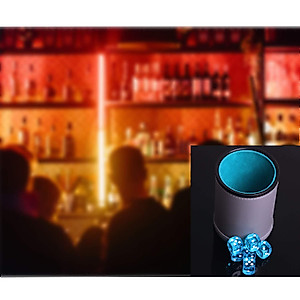 Dice Cup Set PU Leather and Felt-Lined, Quiet Shaking for Yahtzee Farkle Liars Dice Games, Includes Six 16mm Regular Dice