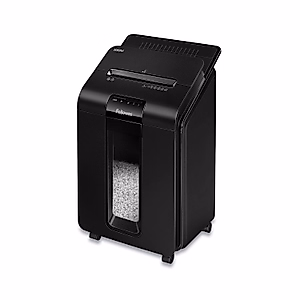 Fellowes AutoMax Micro-Cut 100M Commercial Office Auto Feed 2-in-Paper Shredder with 100-Sheet Capacity