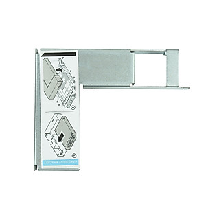Highfine 2.5" 9W8C4 Y004G SSD Adapter Bracket for DELL 3.5" F238F G302D X968D F9541 SAS SATA Hard Drive Caddy Tray Enclosure with Screws