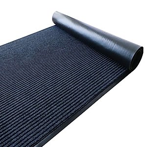 Commercial Grade Door Floor Mat 3' x 10'Heavy Duty Tough Entry Collection Slip Skid Entrance Mat with Rubber Backing and Easy to Clean Indoor Outdoor Rug Grey
