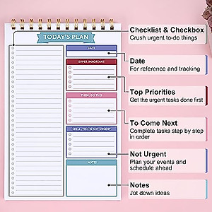 To Do List Notepad 6.5''x9.8''