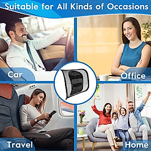 YINSHENG Mesh Back Lumbar Support, Mesh Back Support Seat Cushion Air Flow Chair Back Support with Elastic Strap Back Rest for Home Office Chair Car Seat Back Pain Relief