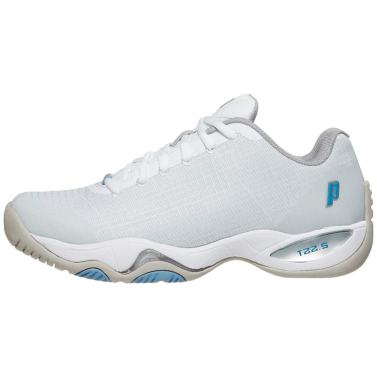 Prince T22.5 White/Blue Wom's 8.0