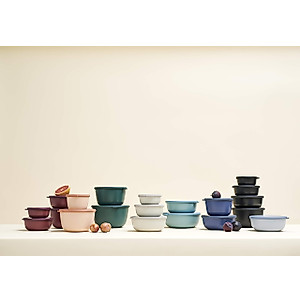 Mepal Rosti Cirqula Multi Food Storage and Serving Bowl with Lid, 500ml/17oz, Berry