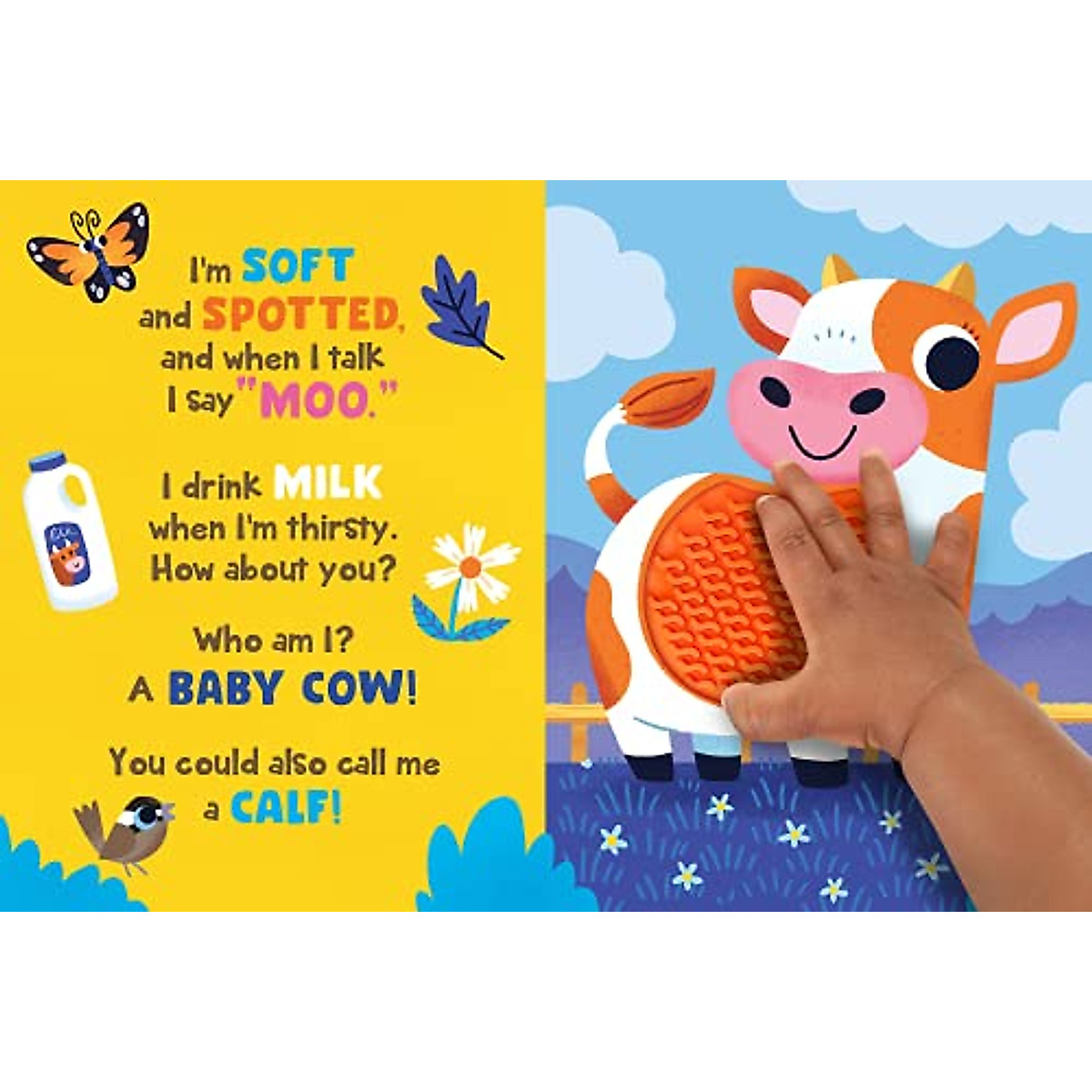 Baby Farm Animals - Silicone Touch and Feel Board Book - Sensory Board Book