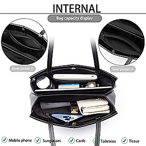 E&E&E Shoulder Bag for Women Mini Purse Soft PU Leather Handbag for Work and Shopping Cute Messenger Bag Tote Bag