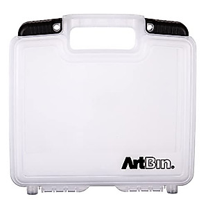 ArtBin Quick View Deep Base Carrying Case12inX3.25inX9.875in Translucent