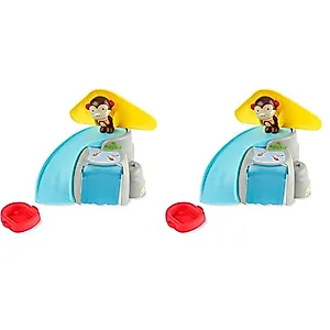 Skip Hop Pretend Play Zoo Outdoor Adventure Rock Climb Play Set, Toy for Kids 2 Years and Up, Monkey (Pack of 2)