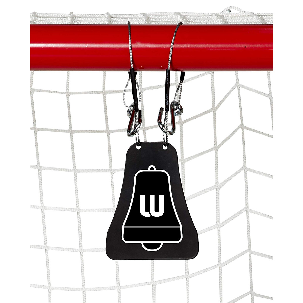 Winnwell Hockey Metal Bell Targets - 2 Pack 4"x5" Metal Bells -Hockey Net Shooting Targets, Equipment to Help Improve Shot Accuracy for Kids, Teens, Adult Players While Training & Practicing
