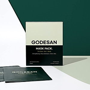 GODESAN Hydrogel Face Mask Pack 5pcs - Rich Collagen, Deep Moisture, Ginseng, Tea Tree, Hyaluronic, Overnight Mask, All skin type