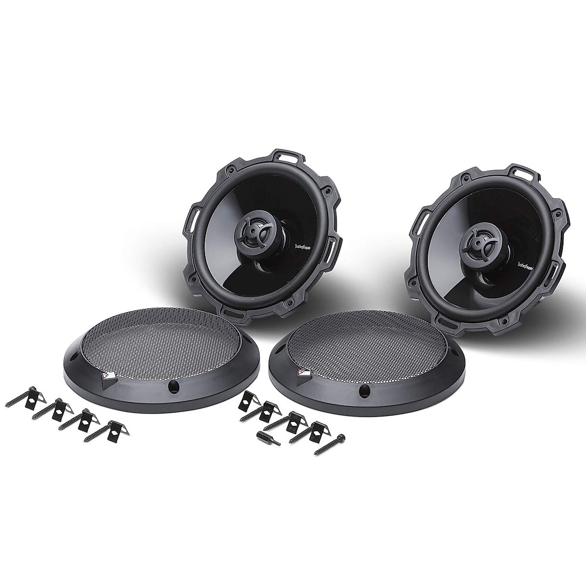 Rockford Fosgate P152 Punch 5.25" 2-Way Coaxial Full Range Speakers - Black (Pair)