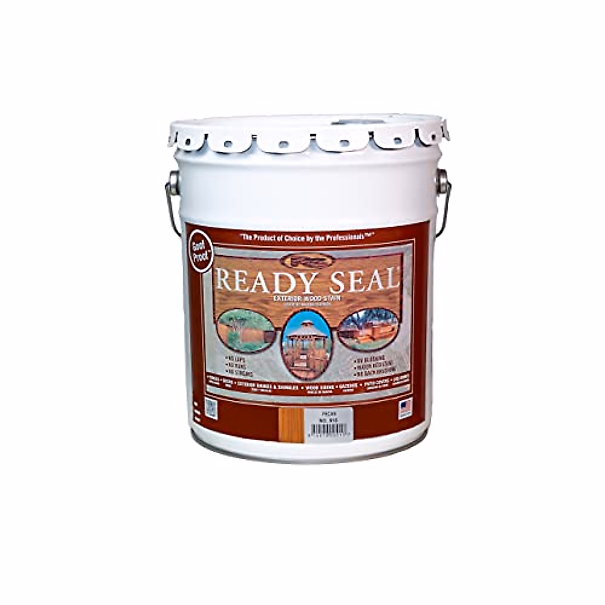Ready Seal 515 5-Gallon Pail Pecan Exterior Wood Stain and Sealer