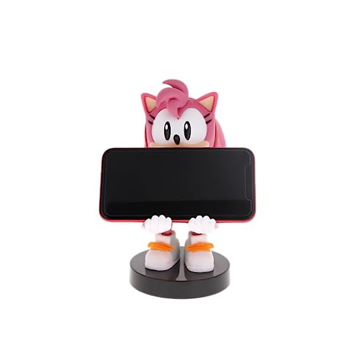 Exquisite Gaming: SEGA: Amy Rose - Original Mobile Phone & Gaming Controller Holder, Device Stand, Cable Guys, Sonic the Hedgehog Licensed Figure
