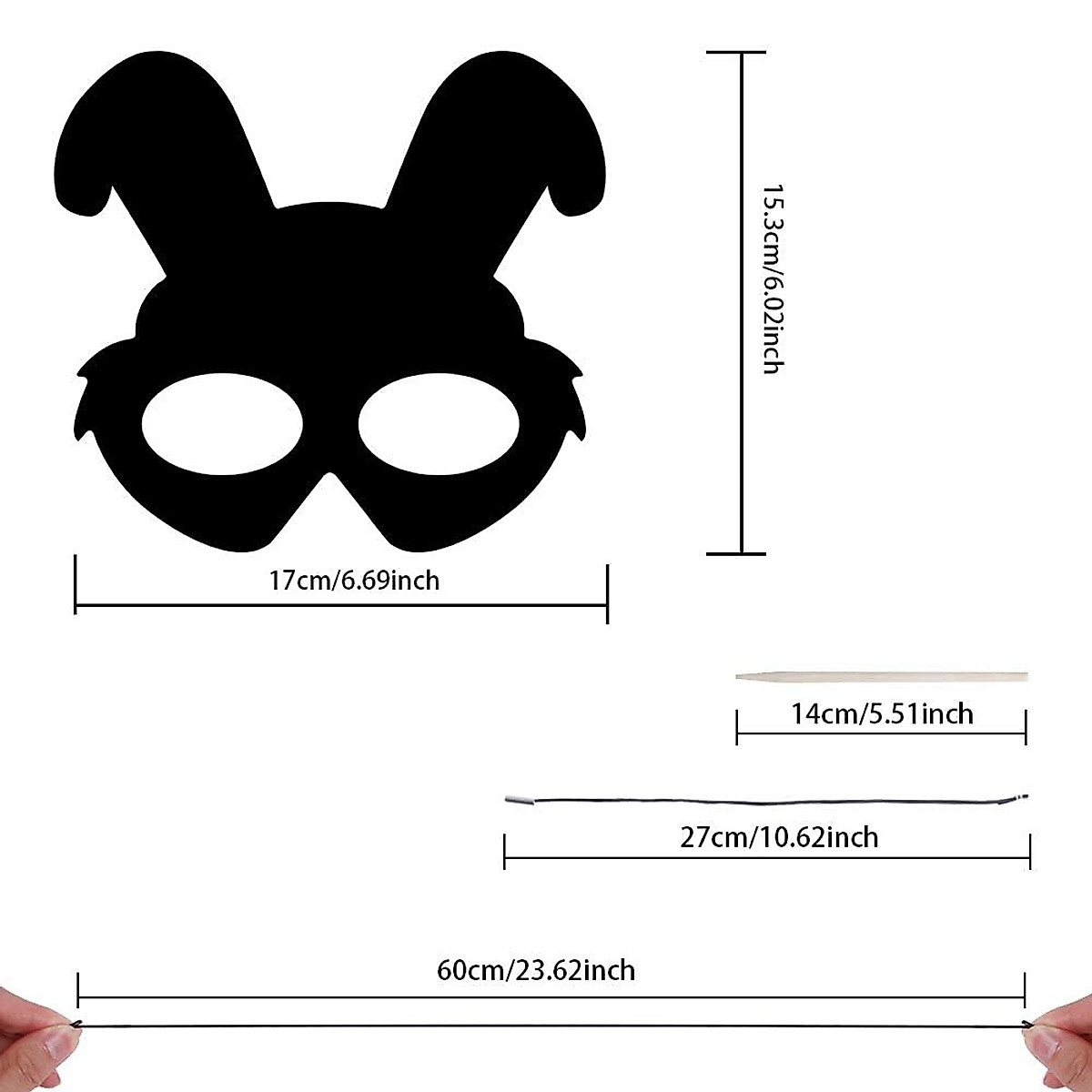 AUGSUN Scratch Art, 42pcs Animal Scratch Mask Rainbow Scratch Paper Mask Magic Scratch Paper Art for Kids