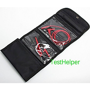 TestHelper TH-6-KIT Automotive Test Lead Kit, Test Probes,Flexible Silicon Back Probe pins,Shielded Alligator Clips and Large Crocodile Clips,Multimeter Clamp Meter