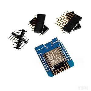 YEJMKJ 5pcs D1 Mini NodeMcu ESP8266 Module Type-C USB ESP-12F WLAN WiFi Internet Development Board Base on ESP8266 ESP-12F Compatible with Arduino, WeMos D1 Mini