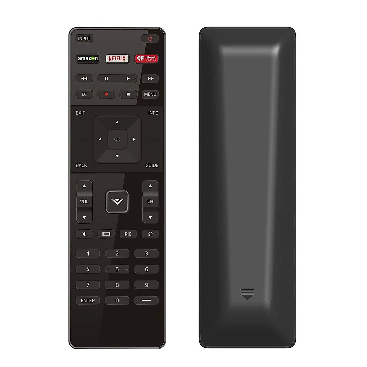 New Remote XRT122 iHeartRadio Replacement fit for VIZIO TV E32H-C1 E32-C1 E40-C2 E43-C2 E50-C1 E55-C1 E24C1 E70C3 E60C3 E40X-C2 D43F-E2 D48-D0 D48F-E0 D48F-EL D50-D1 D50-E1 D50F-E1 D50U-D1 D55-D2