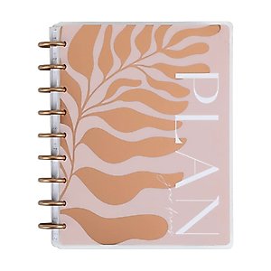 Happy Planner 2023 Daily Diary and Calendar, 18-Month Daily, Weekly, Monthly July 2023–Dec. 2024 Planner Diary, Monthly Layout, Playful Abstract Theme, Classic Size, 17.78 x 23.50 cm