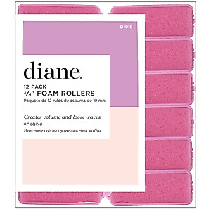 Diane Foam Rollers, Pink, 3/4", 12 Count (Pack of 1)