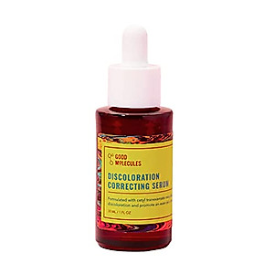 Good Molecules Discoloration Correcting Serum - Tranexamic Acid and Niacinamide for Dark Spots, Acne Scars, Sun Damage, Hyperpigmentation, and Age Spots - Fragrance Free, Vegan, and pH 5.5 - 30ml