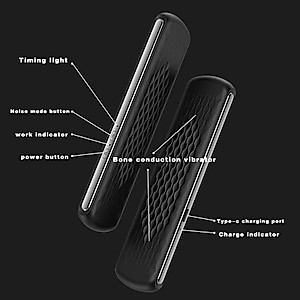 GNMDNR Pillow Speaker-Bone Conduction Wireless Bluetooth Sleep Aid,Stereo Wireless Bluetooth Headset,Bluetooth Wireless Sleep Aid Sound for Sleep Aid Under Sleep Pillow,White Noise Machine