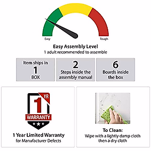 Novogratz Athena, Black Marble Plant Stand