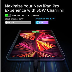 USB C Charger, Spigen 30W USB-C Power Adapter, GaN II Compact & Foldable Fast Charging for Pixel 7 Pro 6 MacBook Air iPhone 14 13 Plus Pro Max 12 Mini iPad Pro Galaxy S22 S21 Ultra Plus Note 20