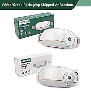 Portable Cordless Heating Pad，Heating Pad 5s Fast Heating，Heating Pads for Cramps with 3 Heat Levels and 3 Massage Modes，Menstrual Heating Pad for Women and Girl (Large-White)