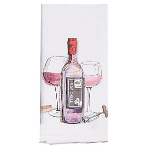 Kay Dee Designs Choice Wine Artistic Kitchen Bar Towel Bundle, Set of 2