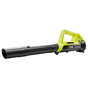 Ryobi ONE+ 90 MPH 200 CFM 18-Volt Lithium-Ion Heavy Duty Durable Cordless Leaf Blower - 2.0 Ah Battery and Charger Included, Compact, (Renewed)