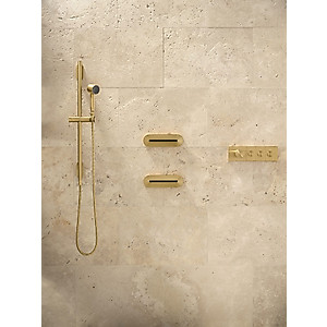 KOHLER 26286-G-2MB Statement Single-Function HAND SHOWER, Maximum Spray Performance & Easy-to-clean Surface, Vibrant Brushed Moderne Brass, 1.75 GPM