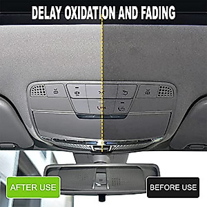 VALINK Total Interior Cleaner and Protectant,Supplies Strong Decontamination Car Interior Ceiling Leather Seat Cleaner Foam