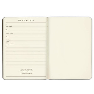 2024 Gallery Leather Desk Monthly Planner - Acadia Pool - 8x5.5"