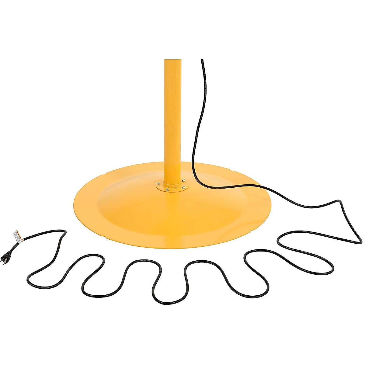 Deluxe Oscillating Pedestal Fan, 30" Diameter, Safety Yellow, 1/2HP, 10000CFM