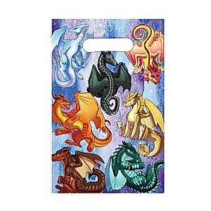 30Pcs Wings of Fire Birthday Party Decorations Wings of Fire Dragon birthday Party Gift Bags,Treat Candy Goodie Bags for Wings of Fire Dragon Theme Birthday Party Decorations,Baby Shower Party