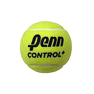Penn Control Plus Tennis Balls - Youth Felt Green Dot Tennis Balls for Beginners - 12 Ball Polybag
