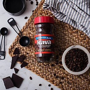 Kava Coffee Low Acid Neutralized Instant Coffee, 4 Ounce (Pack of 3)
