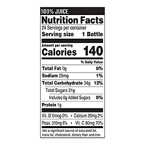 Tropicana 100% Juice, Apple Juice, 10 fl oz (Pack of 24) - Real Fruit Juices, Vitamin C Rich, No Added Sugars, No Artificial Flavors