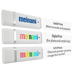 50PCS 1GB Custom USB Flash Drive Personalized Thumb Drive Logo Printed USB,50 Pack