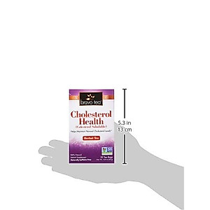 Bravo Tea Cholesterol Health Herbal Tea Caffeine Free, 20 Tea Bags, 2 Count